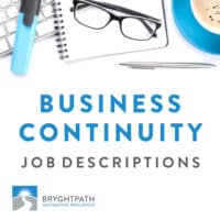 Business Continuity Job Descriptions - Bryghtpath